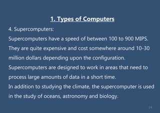 Fundamental of computer Types of Computers.pptx