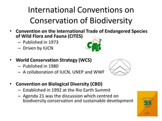 Topic 4.3 conservation of biodiversity | PPTX