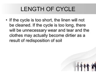 Practise Laundry Cycle in Laundry Operation | PPT