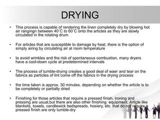 Practise Laundry Cycle in Laundry Operation | PPT