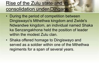 TRANSFORMATIONS IN SOUTHERN AFRICA AFTER 1750Political revolution in ...