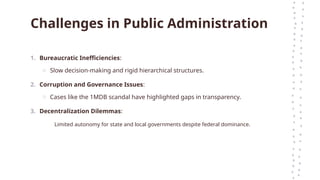 Public Administration in Malaysia ADS 404 | PPTX