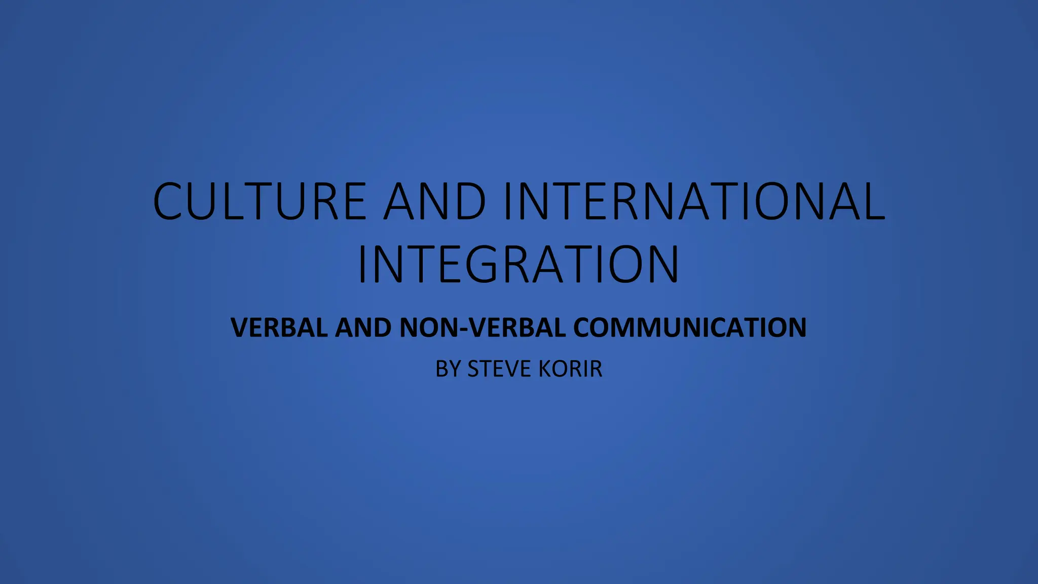 TOPIC 4.ppt verbal & non verbal communication | PPT