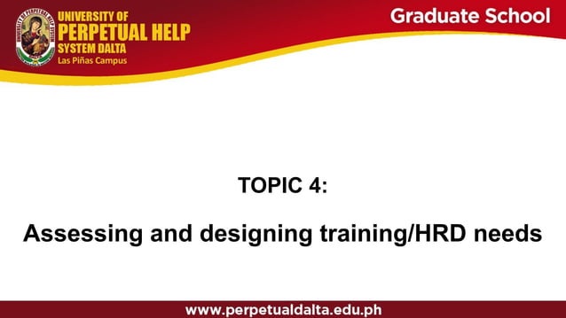 Topic 4 - Assessing and designing training HRD needs 2.pptx