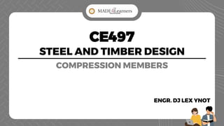 TOPIC 4 - COMPRESSION MEMBERS Steel .pdf | Physics | Science