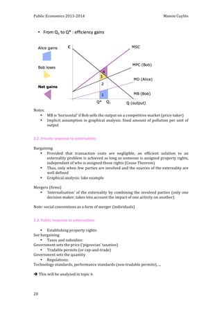 Topic 4 externalities and public goods | PDF