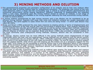 geotechnical design for dilution control in underground mining | PDF