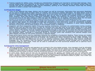 geotechnical design for dilution control in underground mining | PDF