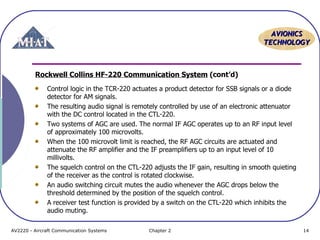 Aircraft Communication Topic 4 hf communication system | PDF
