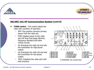 Aircraft Communication Topic 4 hf communication system | PDF