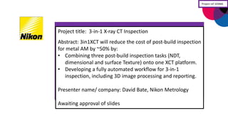 Inspection Systems for Additive Manufacturing | PDF