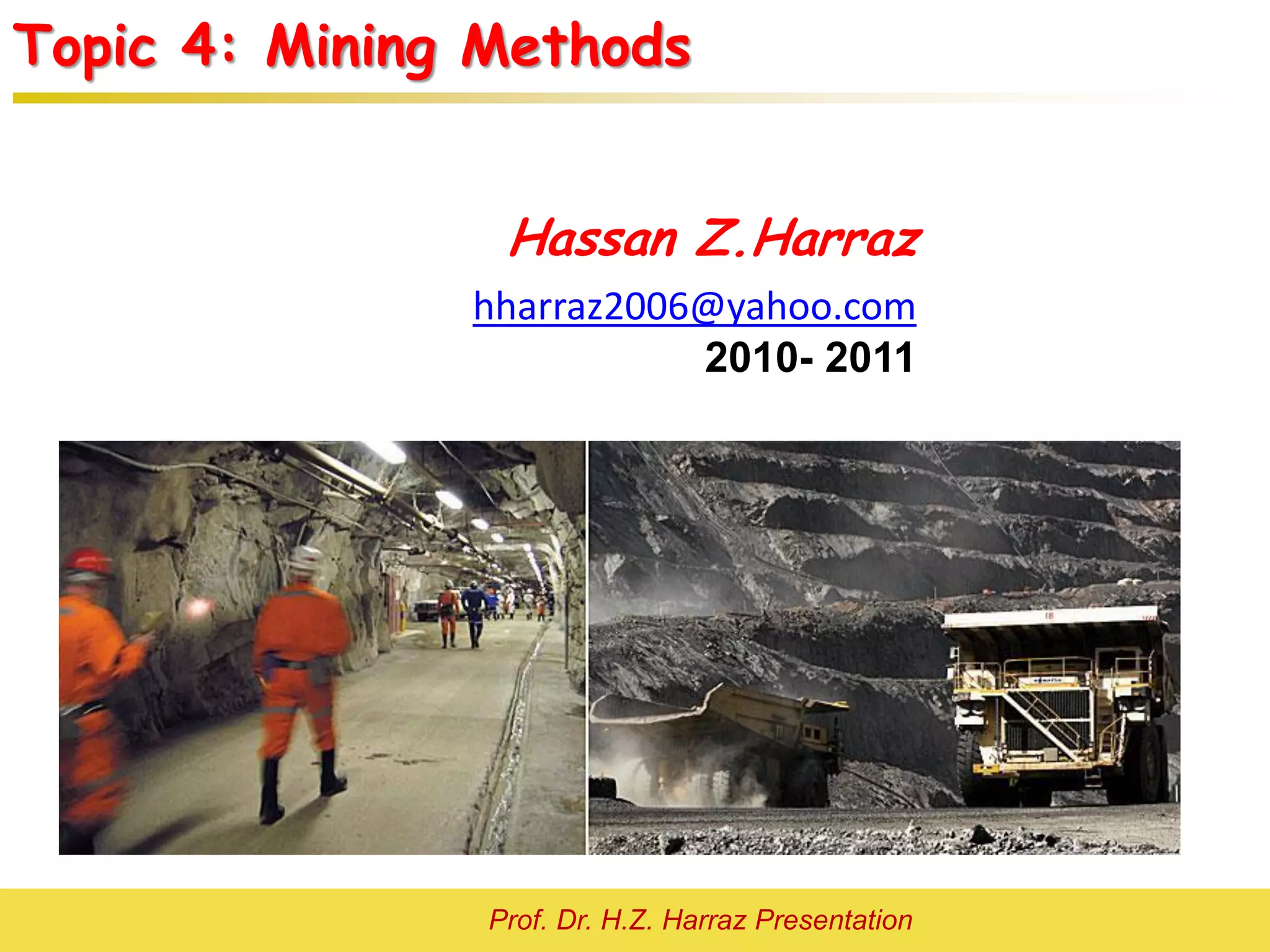 Topic 4- mining methods | PDF