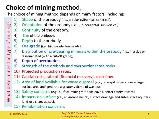 Topic 4- mining methods | PDF | Commodities | Economy
