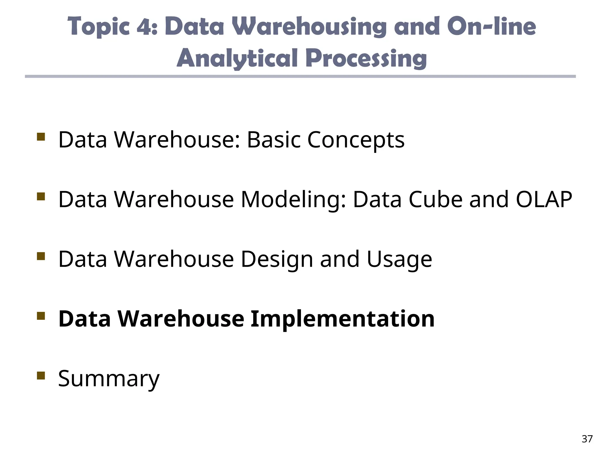 Topic(4)-OLAP data mining master ALEX.ppt