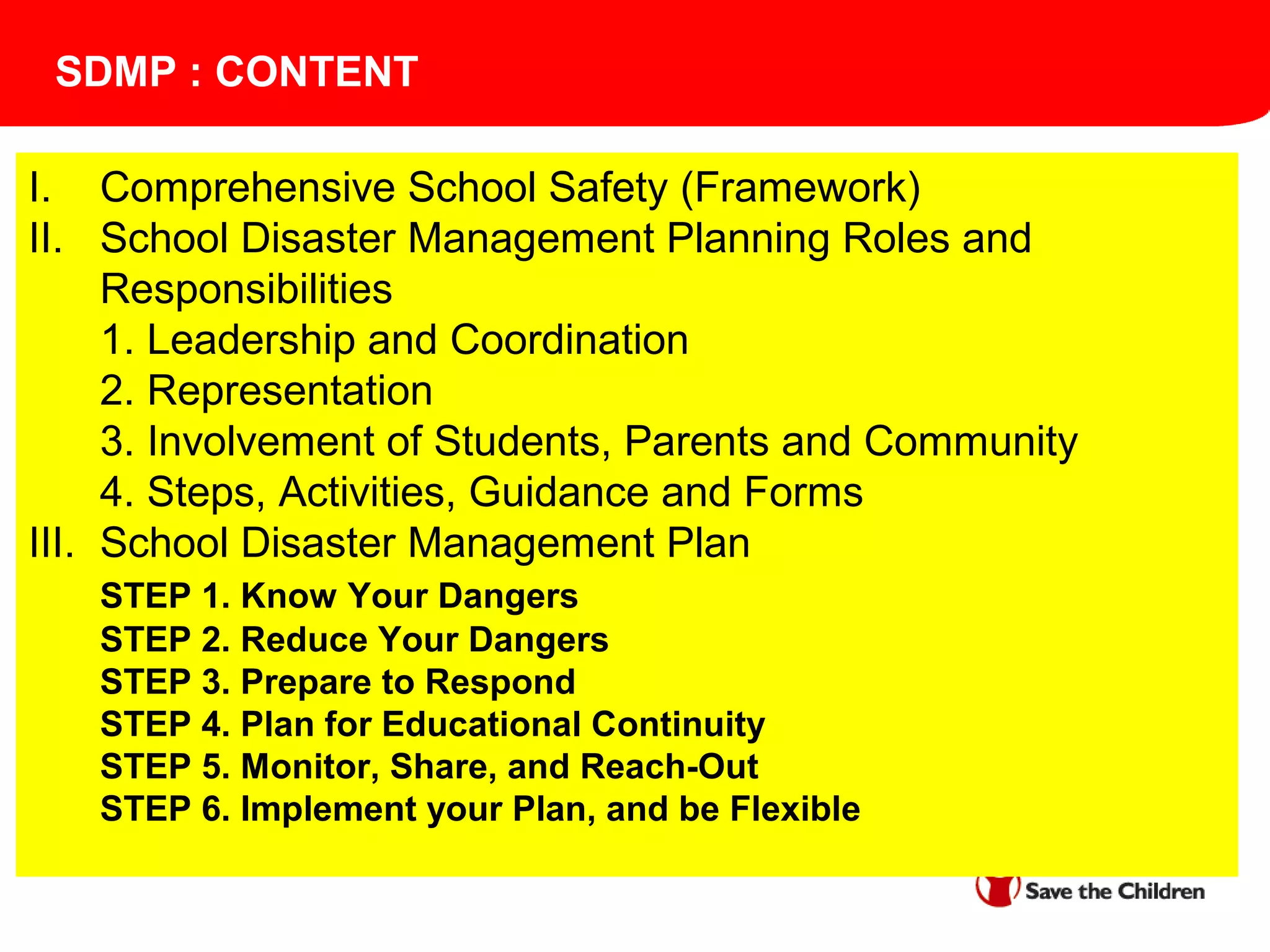 Topic 4 school drrm and contingency planning new | PPT