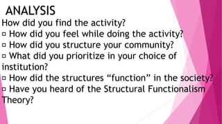 Topic 4 structural functionalism | PPT