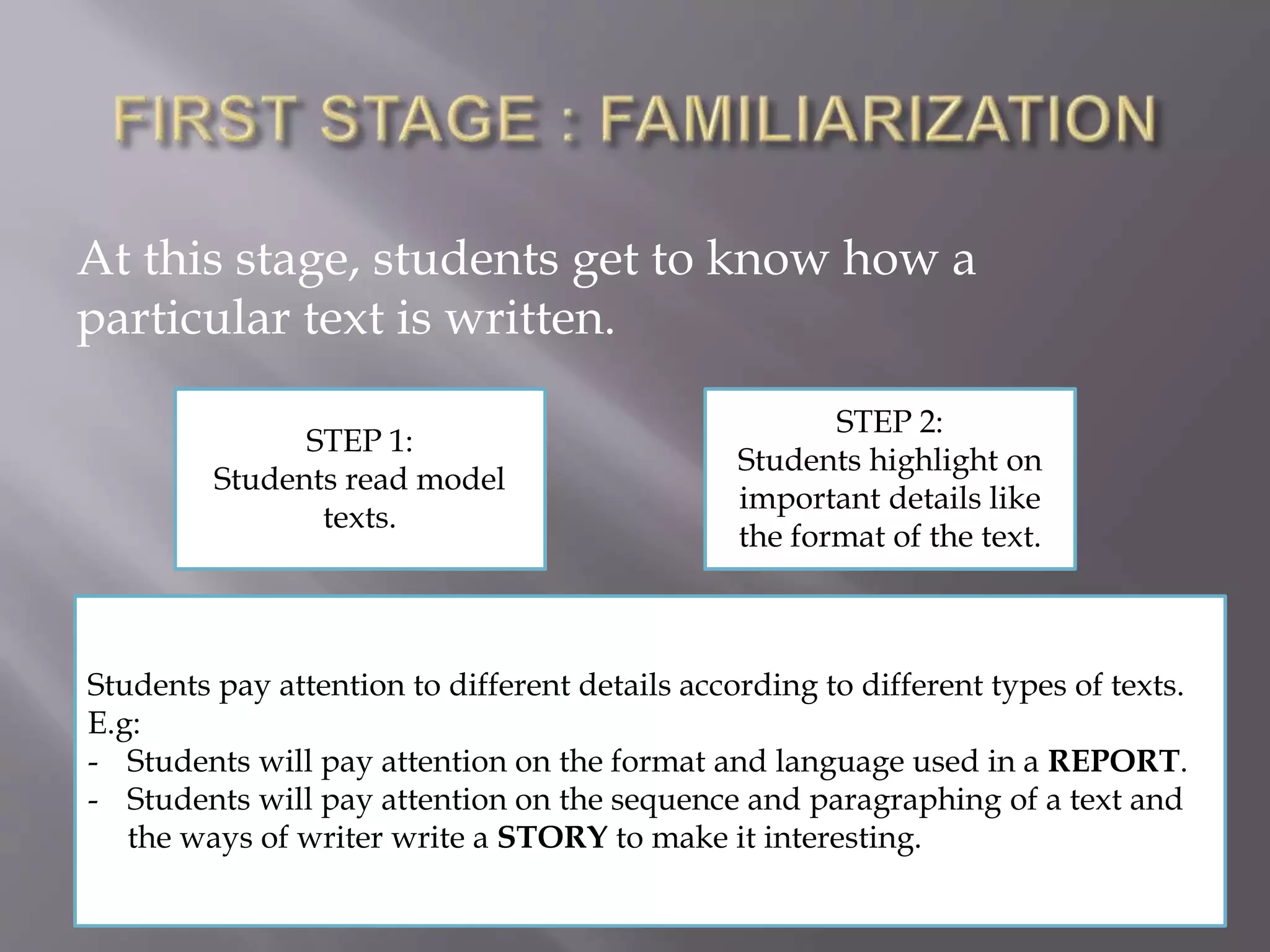 PRODUCT APPROACH | PPTX | Homework and Study | Education