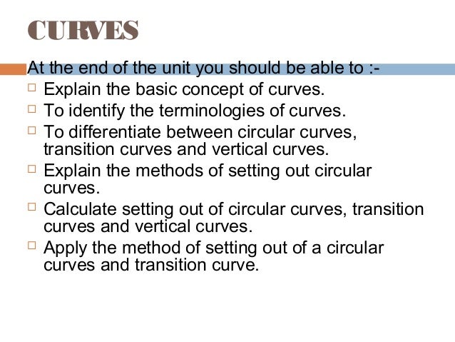 Topic 4 - Curve