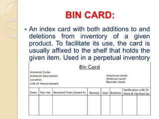 Topic 4 common terms used in the larder and larder control | PPTX