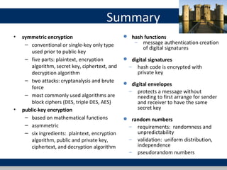 Network Security Topic 4 cryptography2 | PPT