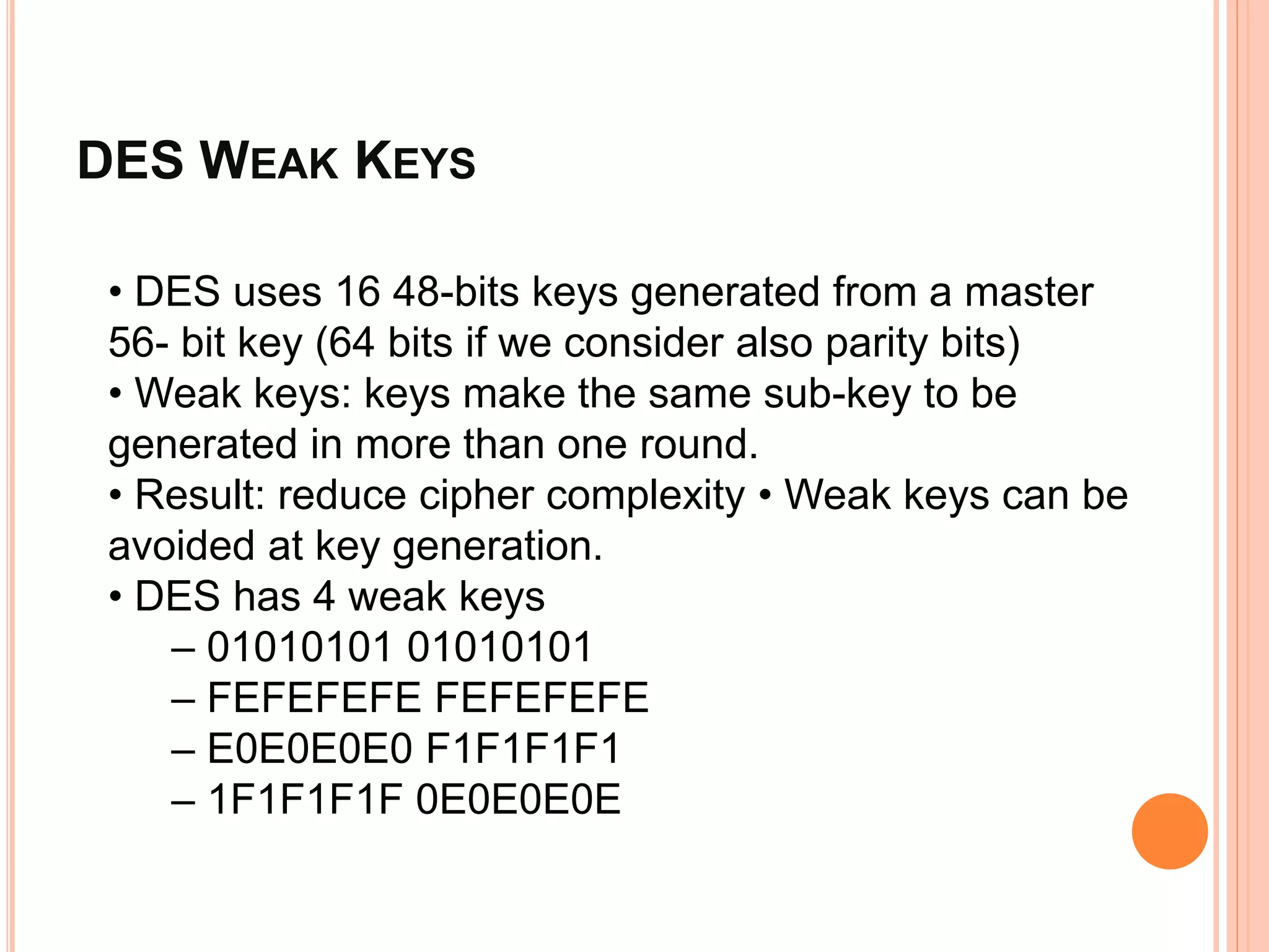 Topic4 data encryption standard(des) | PPTX | Programming Languages | Computing