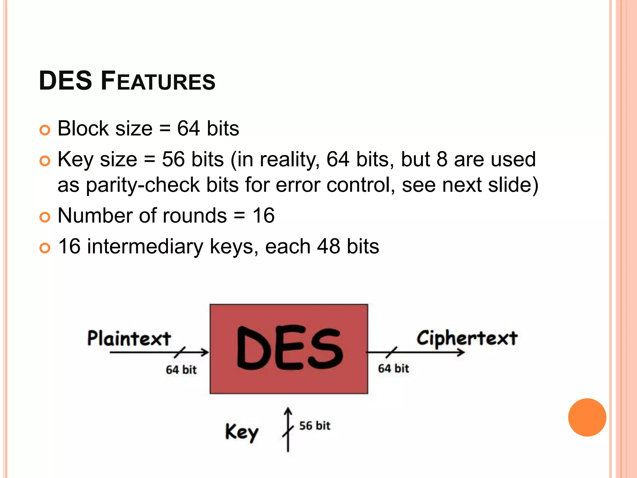 Topic4 data encryption standard(des) | PPTX | Programming Languages | Computing