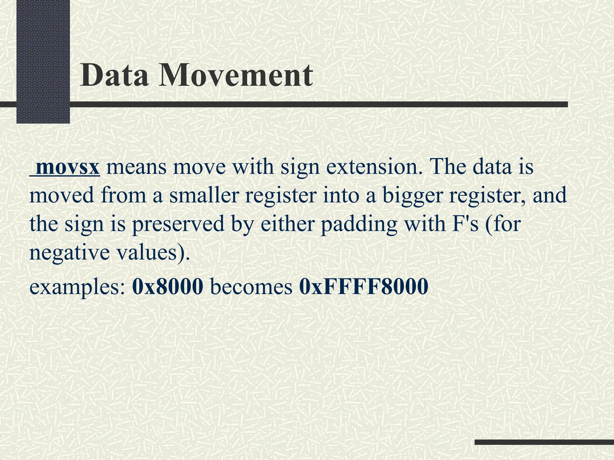Topic 4 (Data Movement).ppt data movement in assembly | PPT
