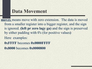 Topic 4 (Data Movement).ppt data movement in assembly | PPT