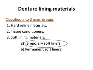 topic 4 Denture Lining Materiioals.pptx