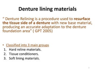 topic 4 Denture Lining Materiioals.pptx