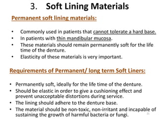 topic 4 Denture Lining Materiioals.pptx