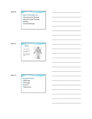 Topic 4 Massage Therapy handout | DOCX