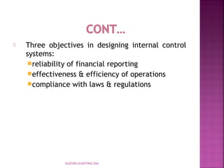 Topic 4 internal control system (ics) | PPT