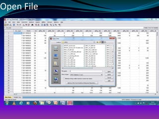 Topic 4 intro spss_stata | PPTX | Operating Systems | Computer Software and Applications