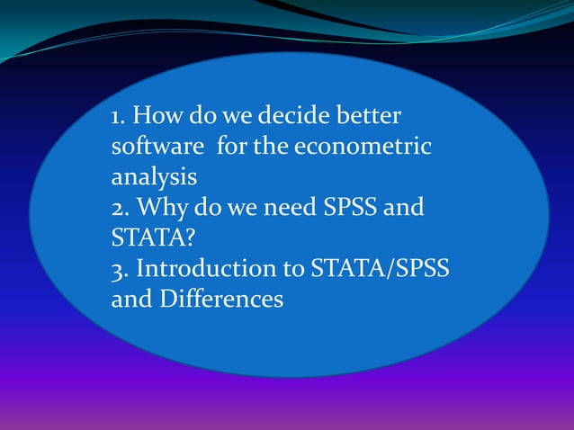 Topic 4 intro spss_stata | PPT