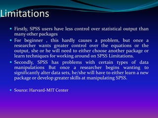 Topic 4 intro spss_stata | PPTX | Operating Systems | Computer Software and Applications