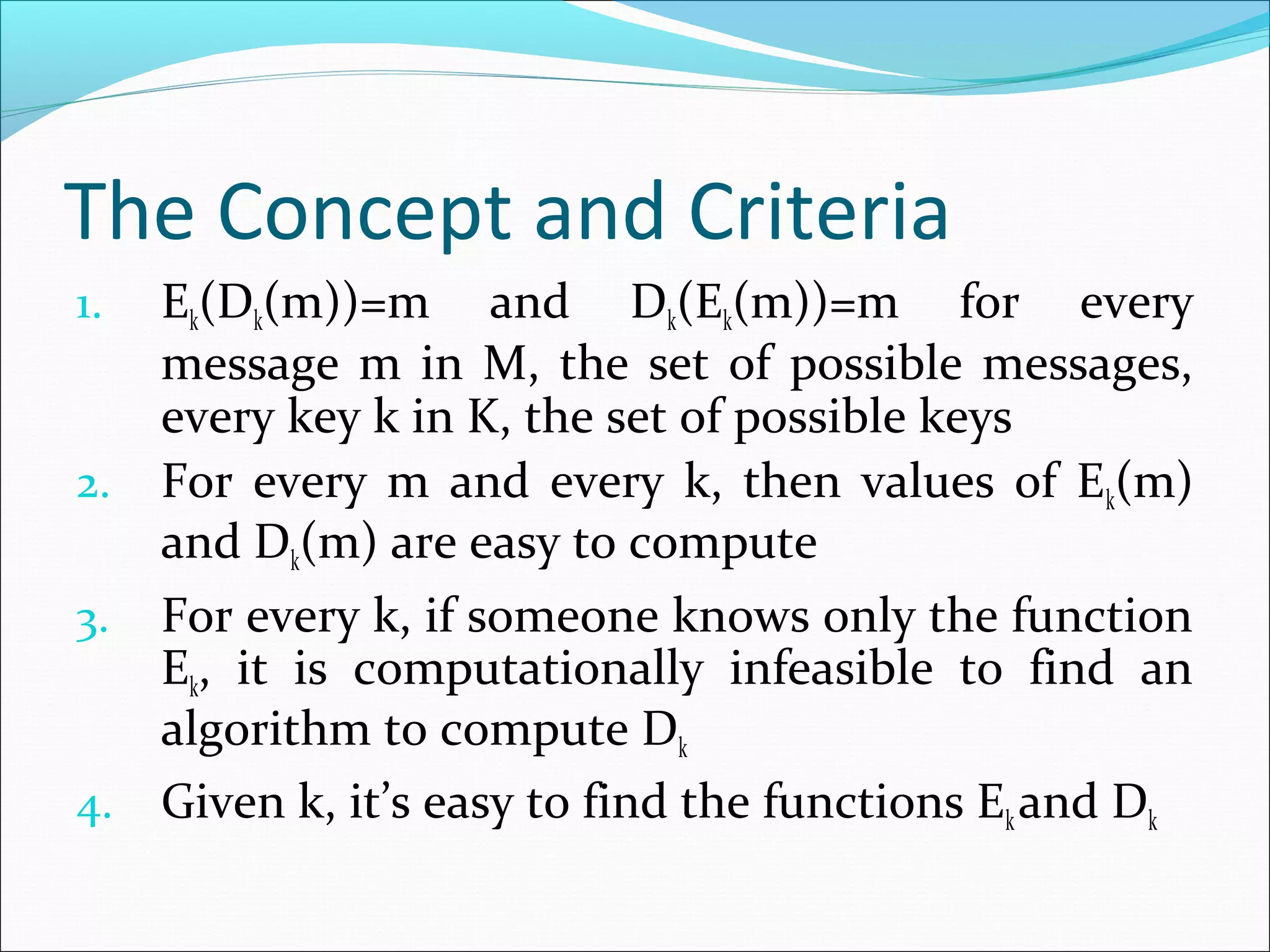 RSA Algorithm | PPT | Information and Network Security | Computing