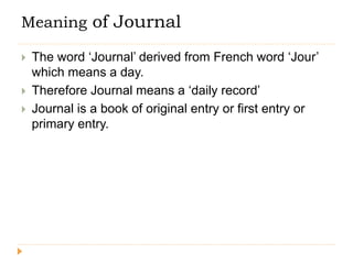 Topic 4 journal | PPT