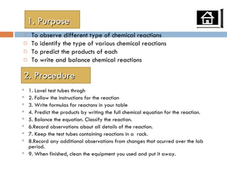 Chemical Reactions 2 | PPT