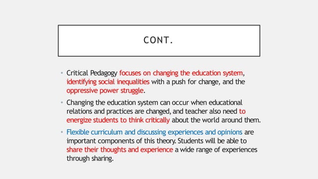 Language Teacher Education - Critical Pedagogy | PPT