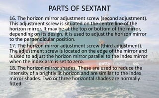Topic 4 Parts Of Marine Sextantpptx