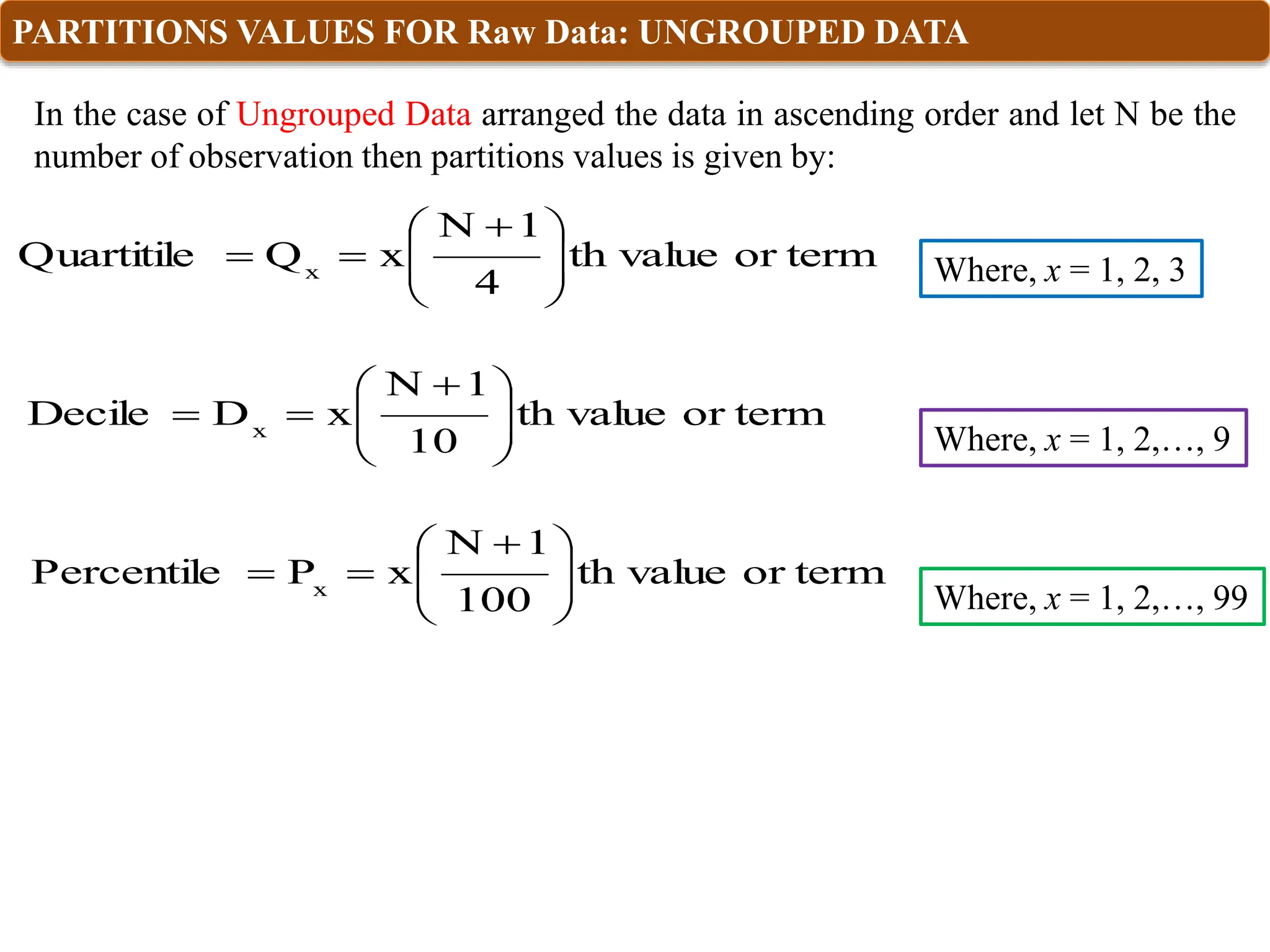 Statistical Methods: Quartile, Decile, Percentile.pptx