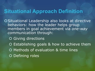 MSMC BUS3180 Topic 4 situation leadership lecture ppt | PPT