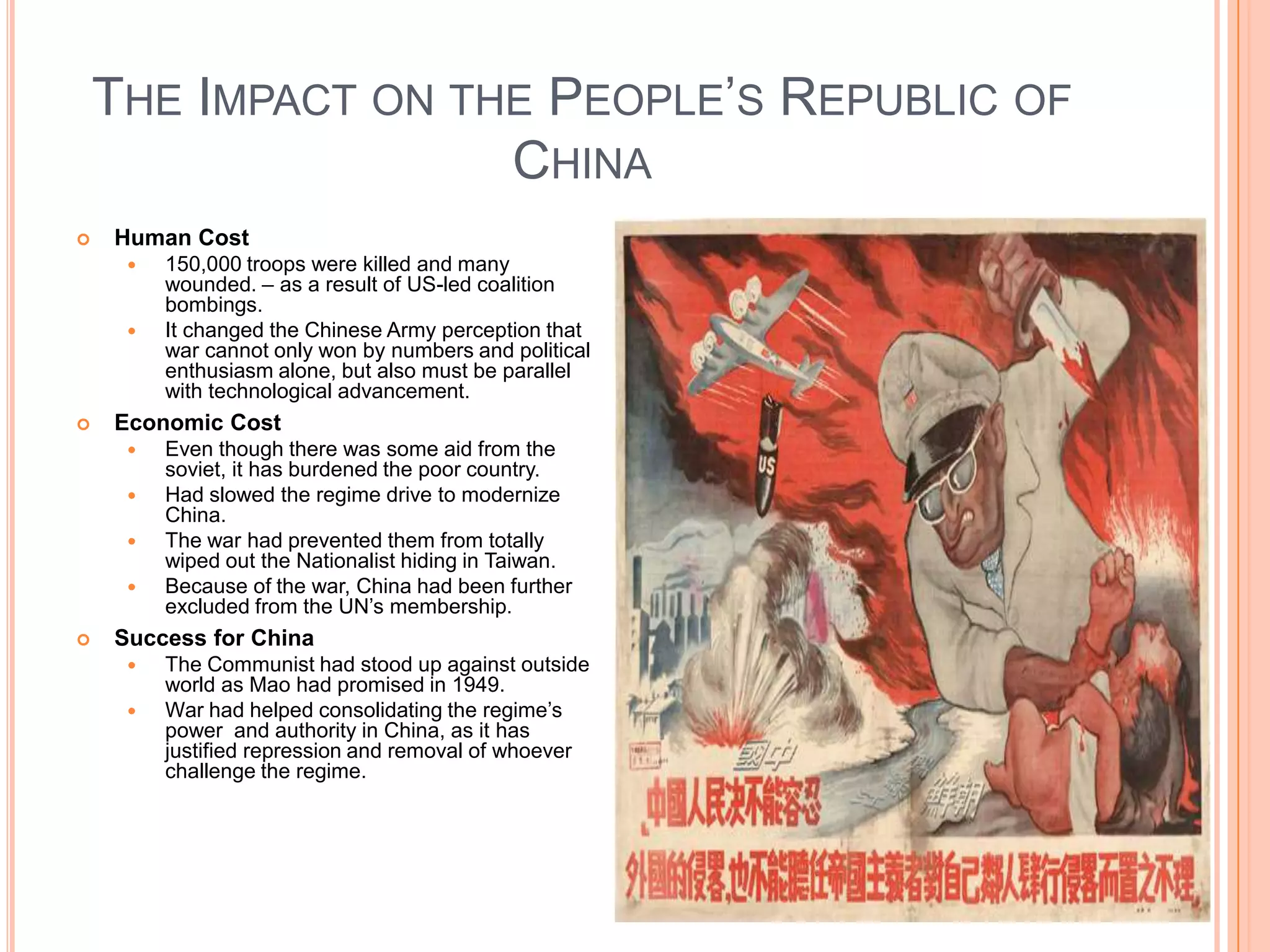 Topic 4 the consequences of the korean war | PPTX | Defense Industry ...