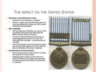 Topic 4 the consequences of the korean war | PPTX | Defense Industry ...