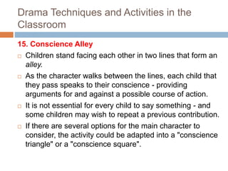 Using Drama Techiniques and Activities | PPTX