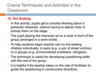 Using Drama Techiniques and Activities | PPT