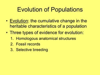 Topic 5: Ecology and Evolution | PPTX