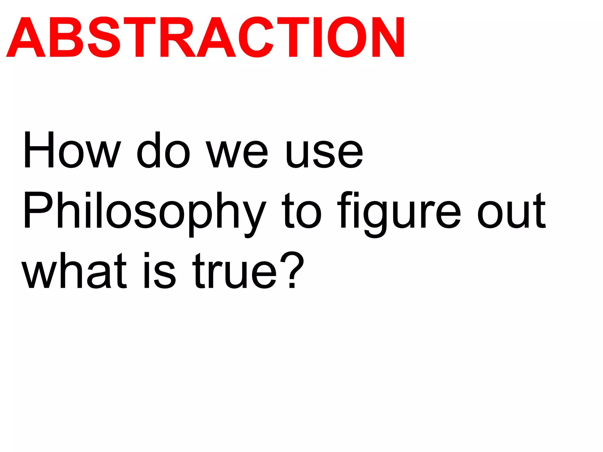 Topic 5. determining truth | PDF
