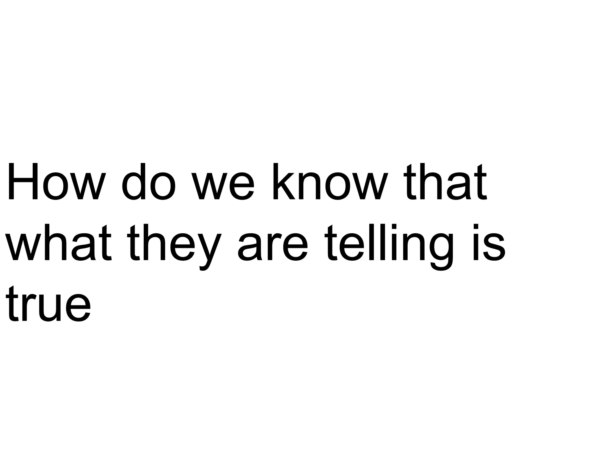 Topic 5. determining truth | PDF
